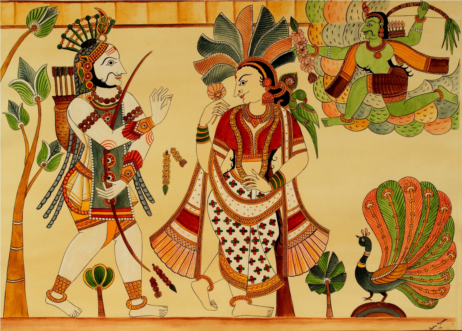 Mahabharata in Chitrakathi | Sahapedia