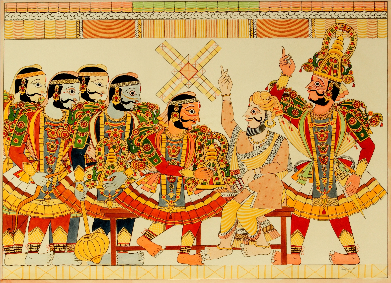 Mahabharata in Chitrakathi | Sahapedia
