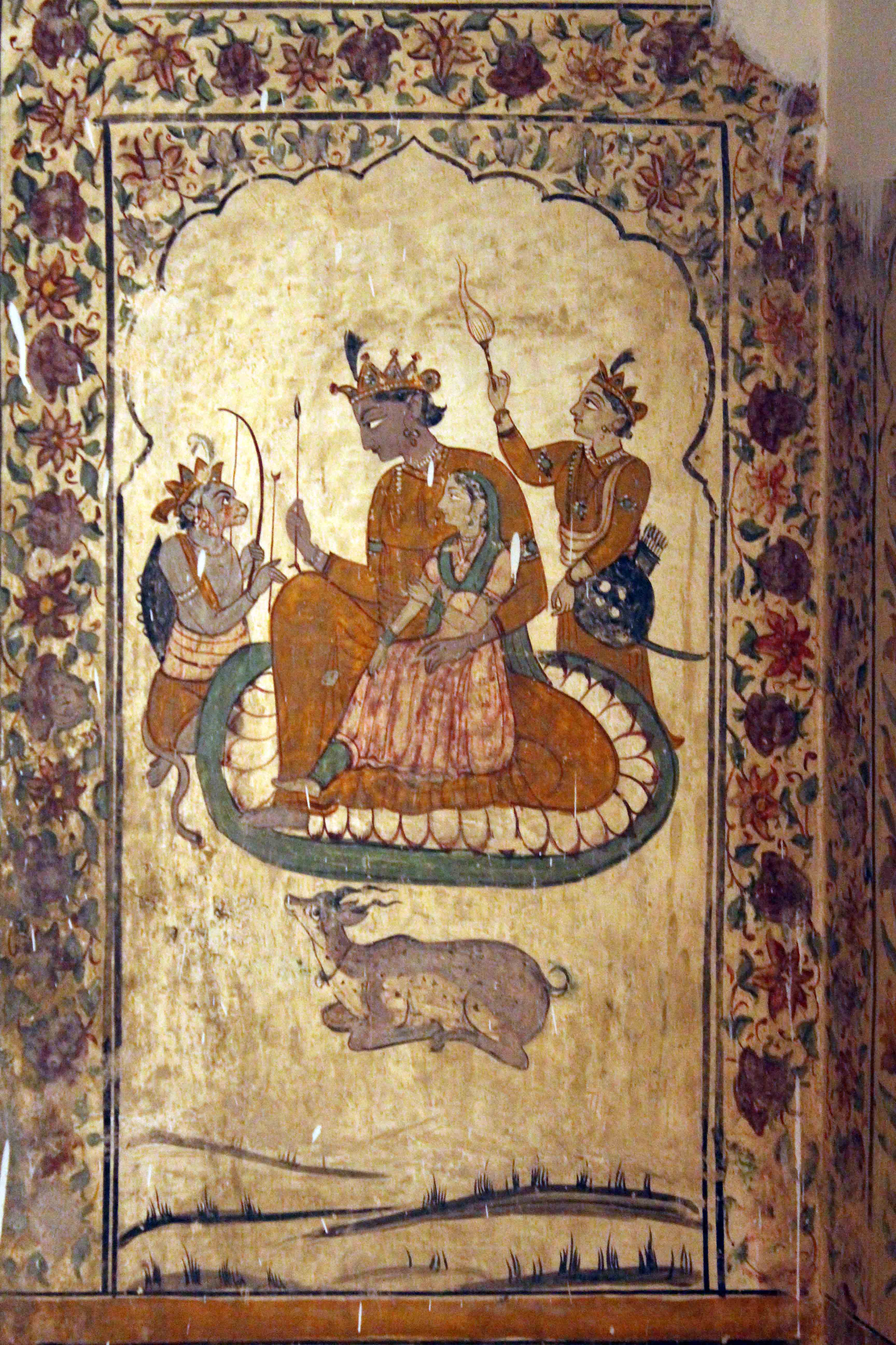 Mural Paintings from Jammu: Sui Simbli Temple | Sahapedia