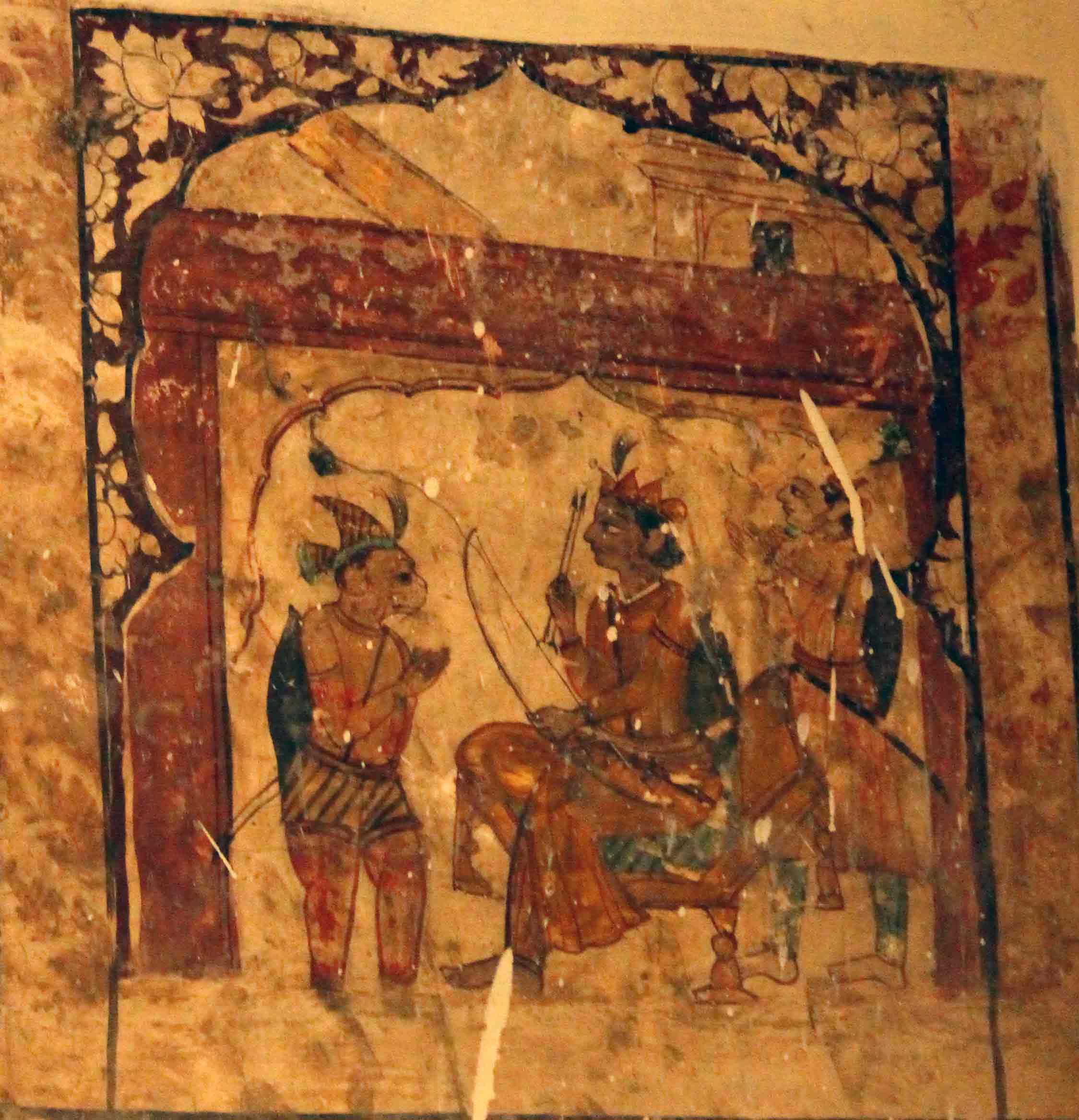 Mural Paintings from Jammu: Sui Simbli Temple | Sahapedia
