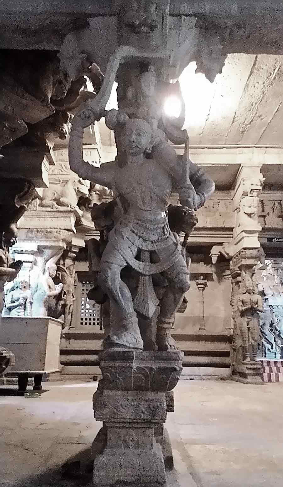 Kuravar Sculptures in Mandapas | Sahapedia