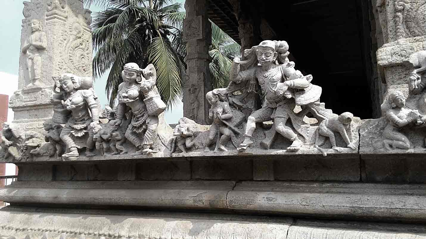 Kuravar Sculptures in Mandapas | Sahapedia