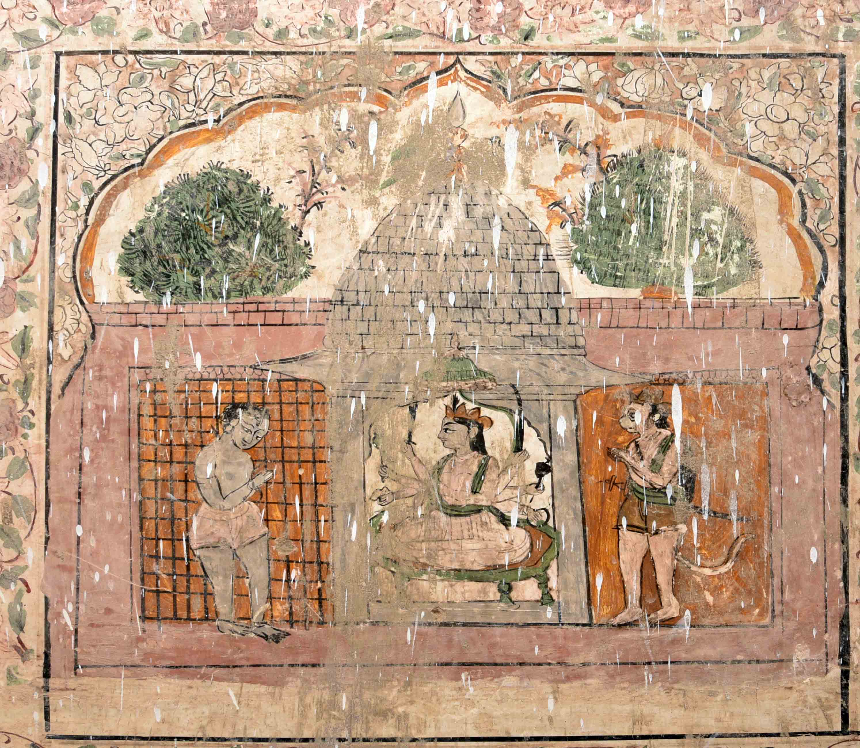 Mural Paintings from Jammu: Sui Simbli Temple | Sahapedia