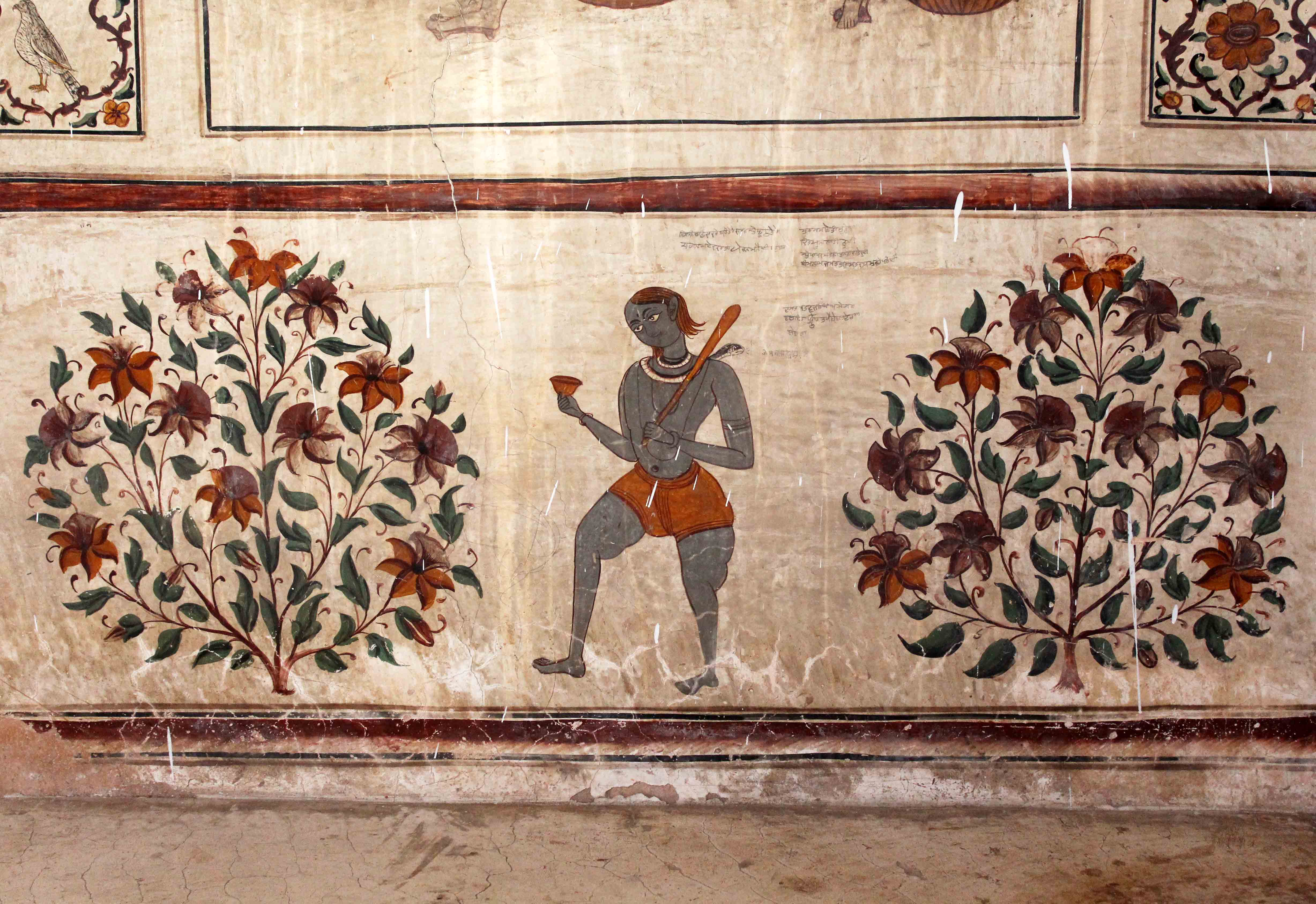 Mural Paintings from Jammu: Sui Simbli Temple | Sahapedia