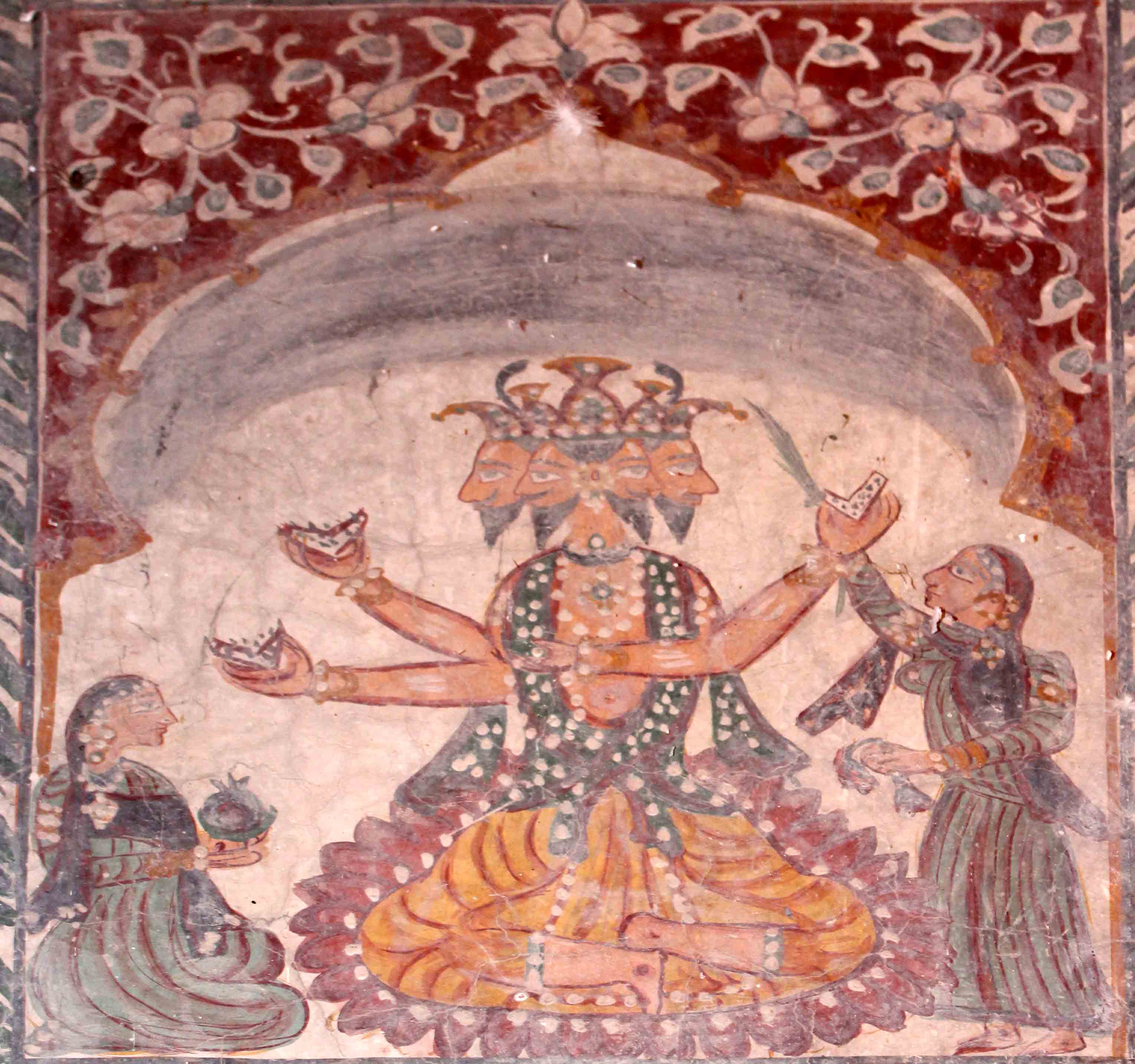 Mural Paintings from Jammu: Sui Simbli Temple | Sahapedia