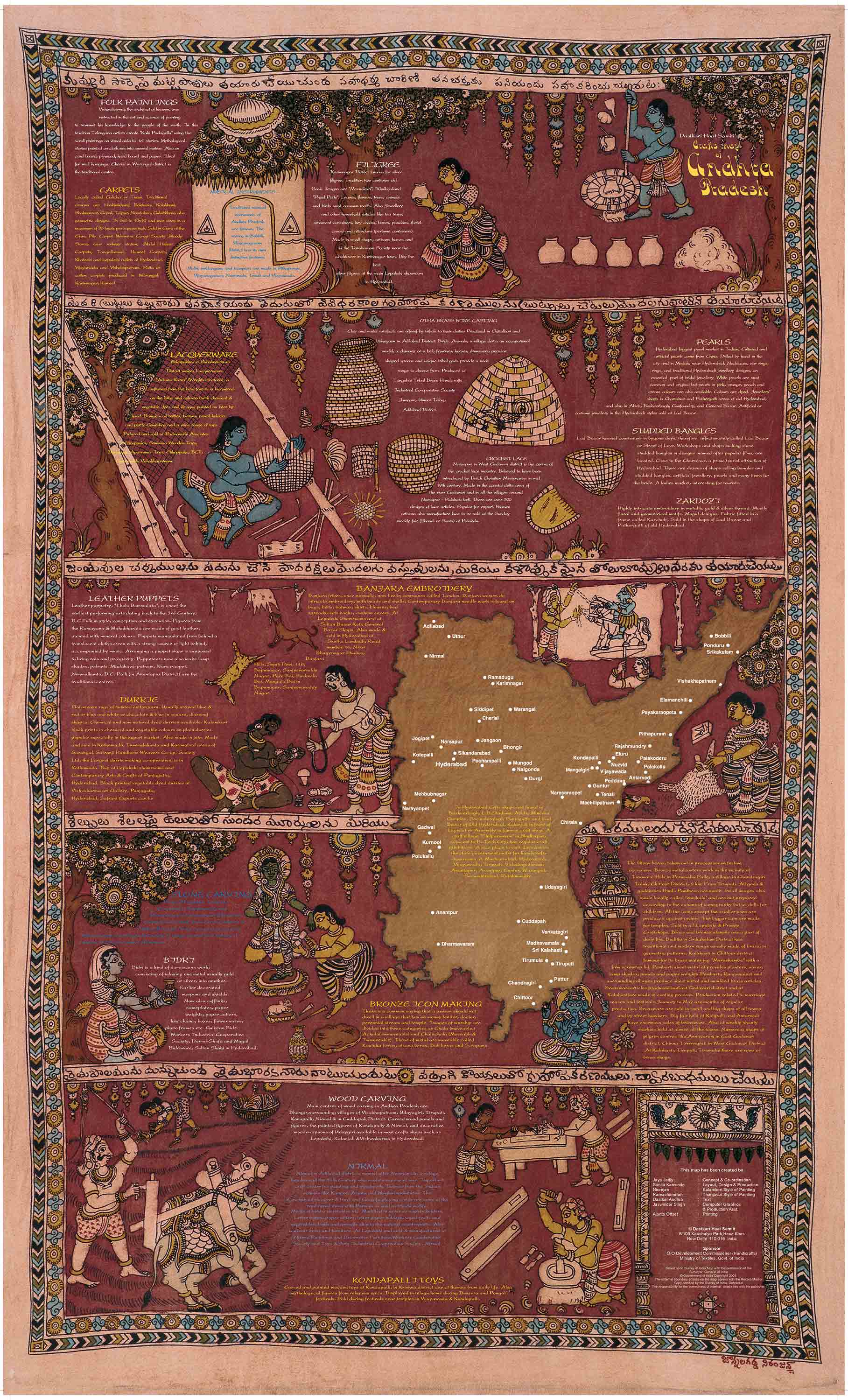 Crafts Map of India | Sahapedia