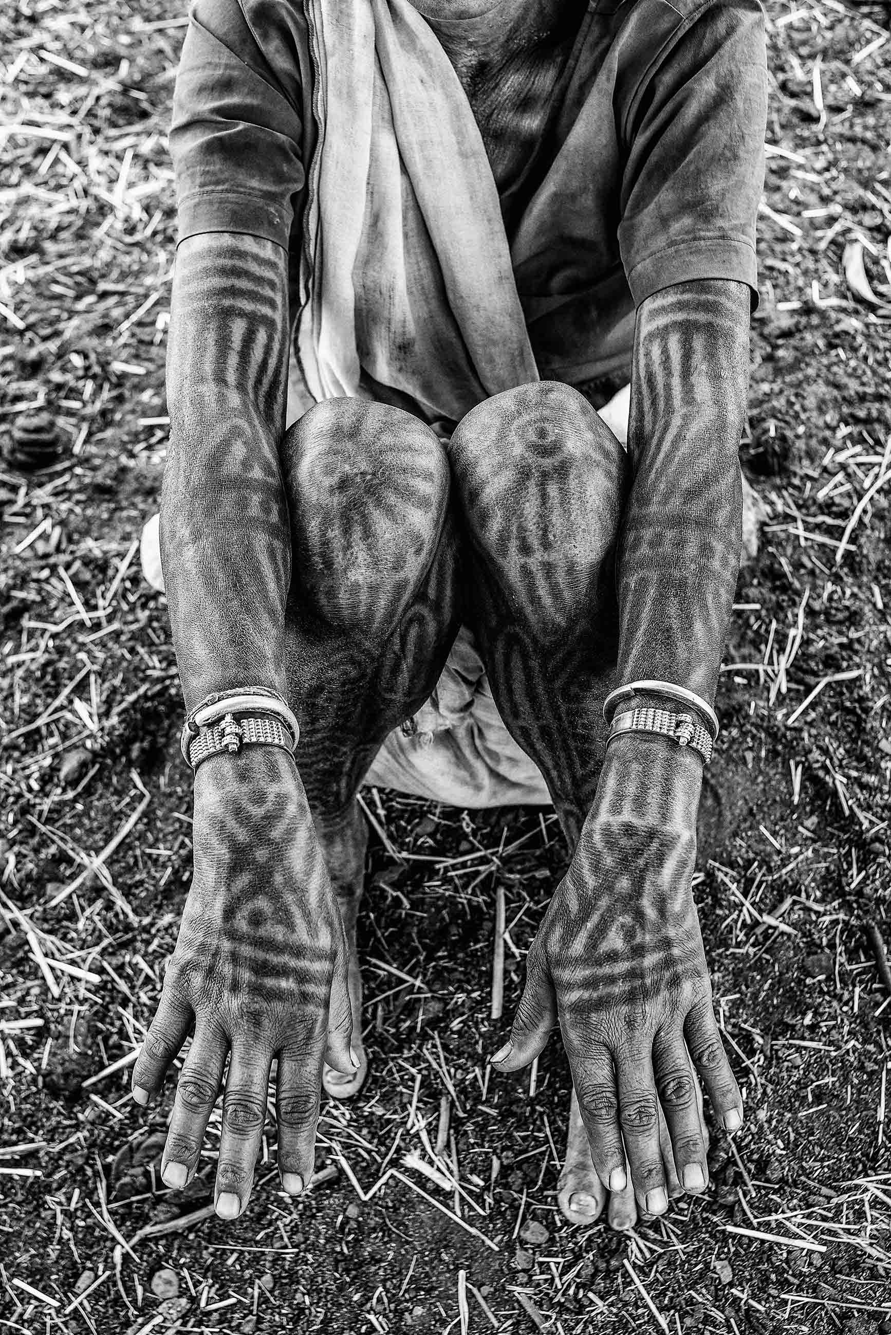 Traditions on Skin: Baiga Women and their Tattoos | Sahapedia