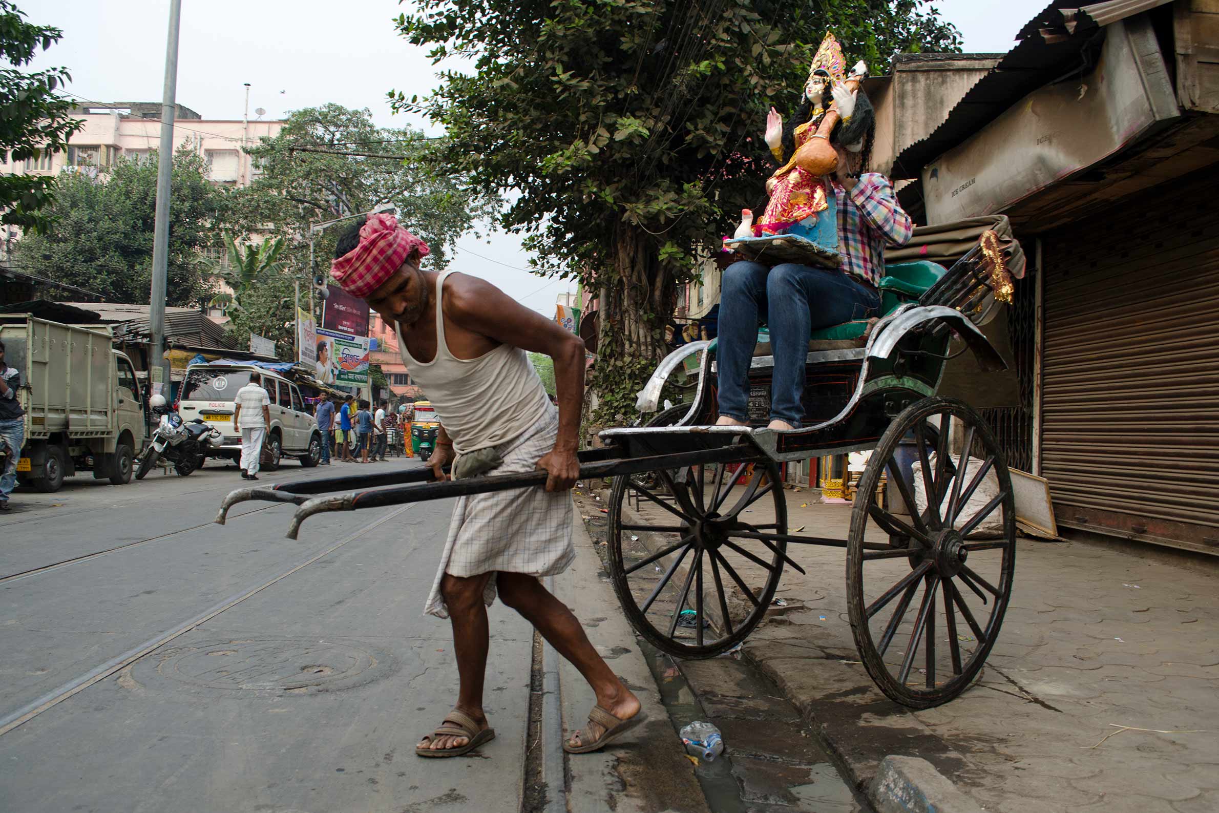 Hundred years of sweat, toil and public service : Handpulled rickshaws ...