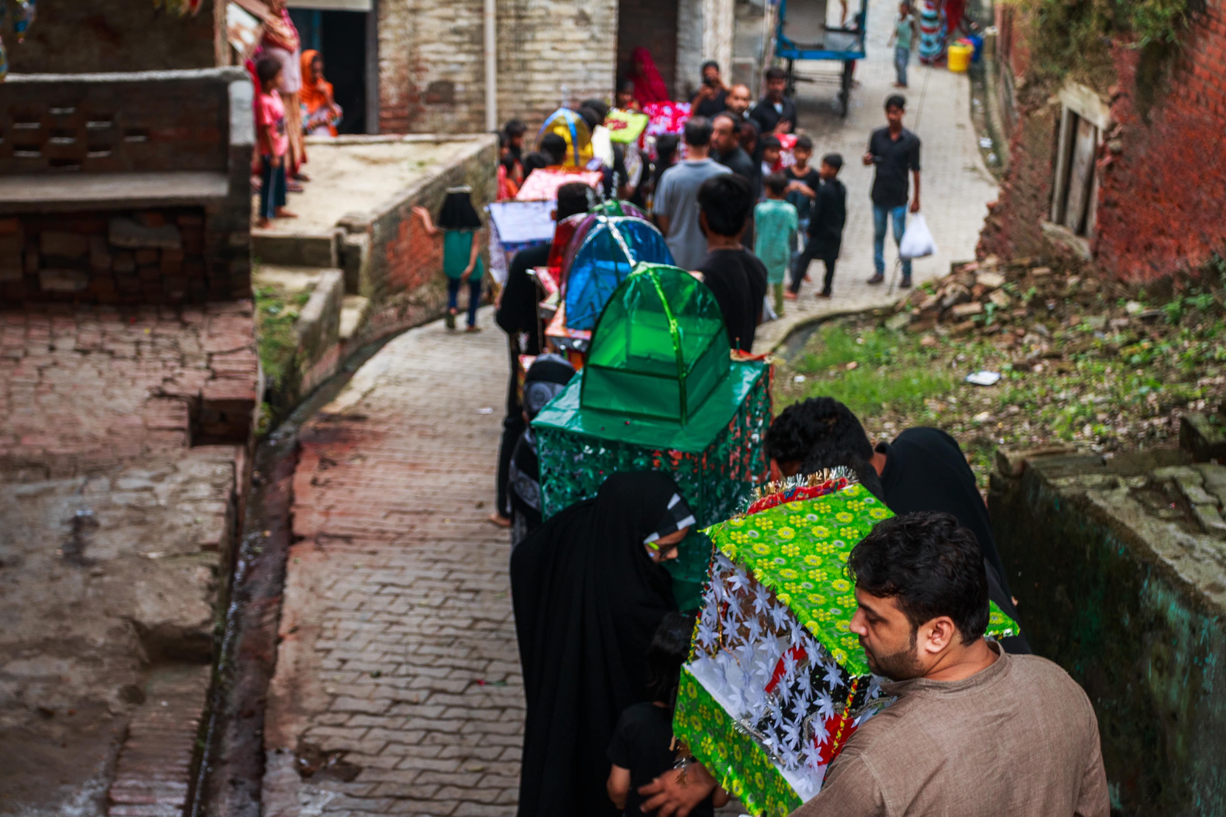 Journey of the Taziya: From Making to Burial | Sahapedia