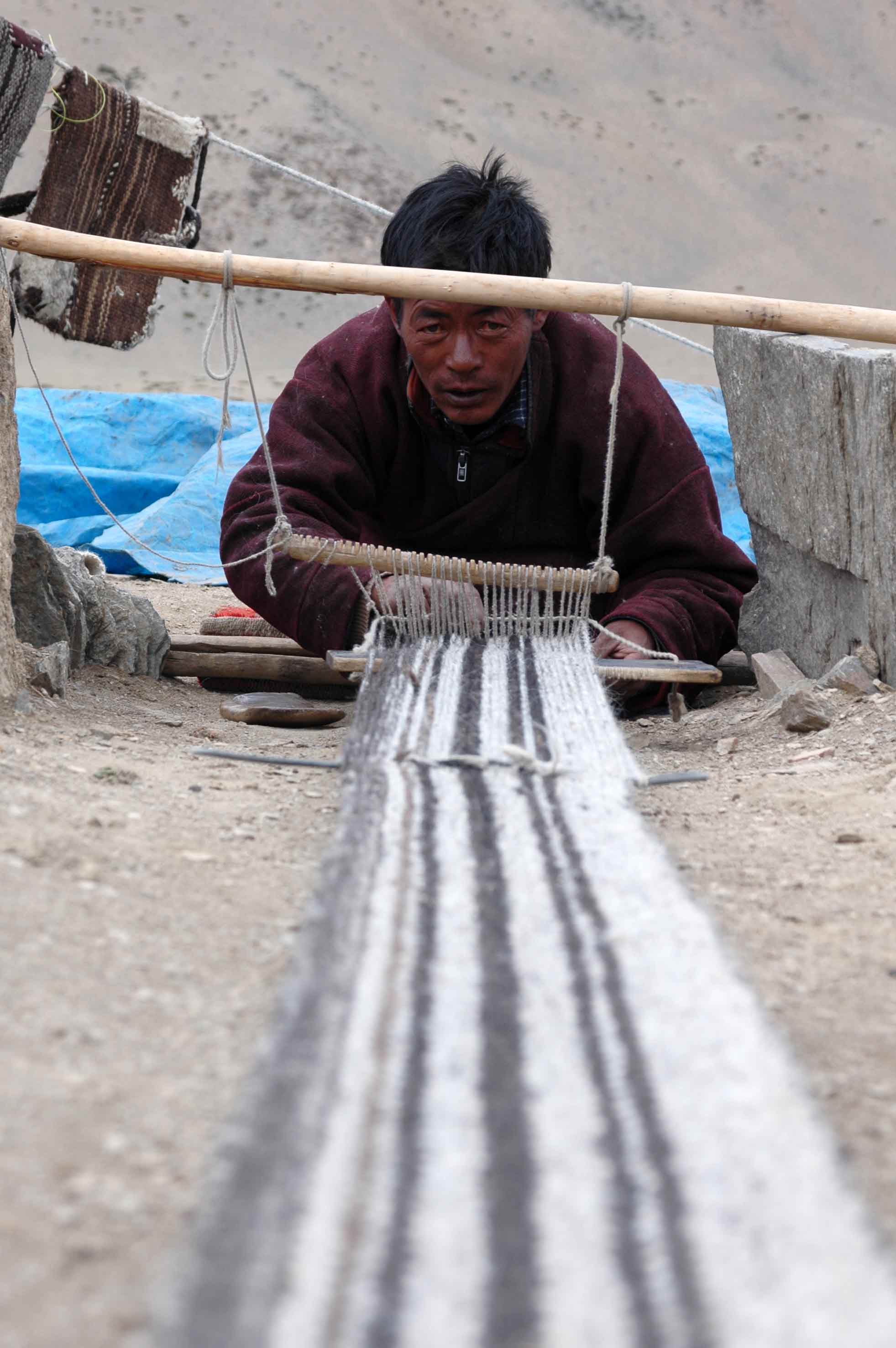 Textile Production among the Nomadic Pastoralists of Ladakh | Sahapedia