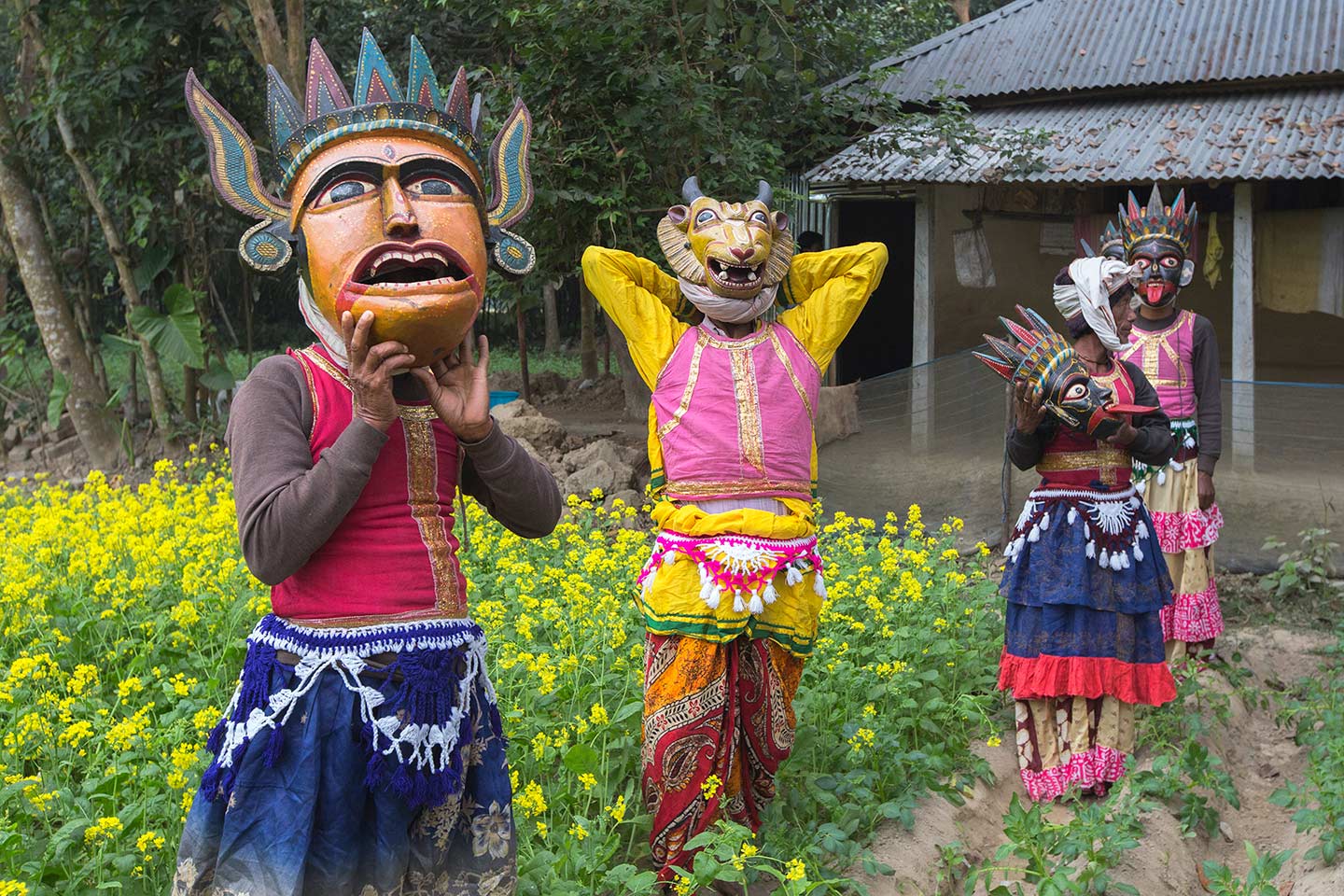 Gomira: Mask Dance of North Bengal | Sahapedia
