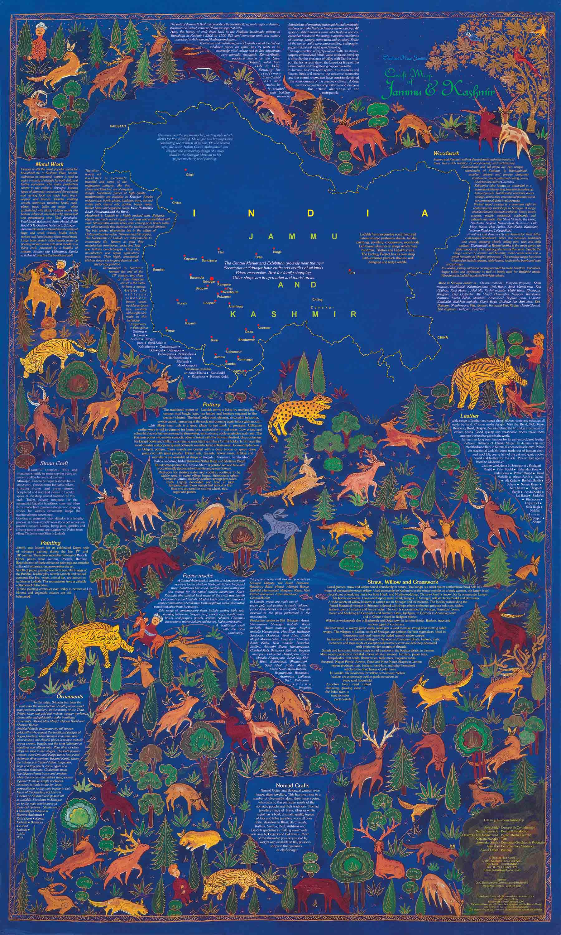 Crafts Map of India | Sahapedia