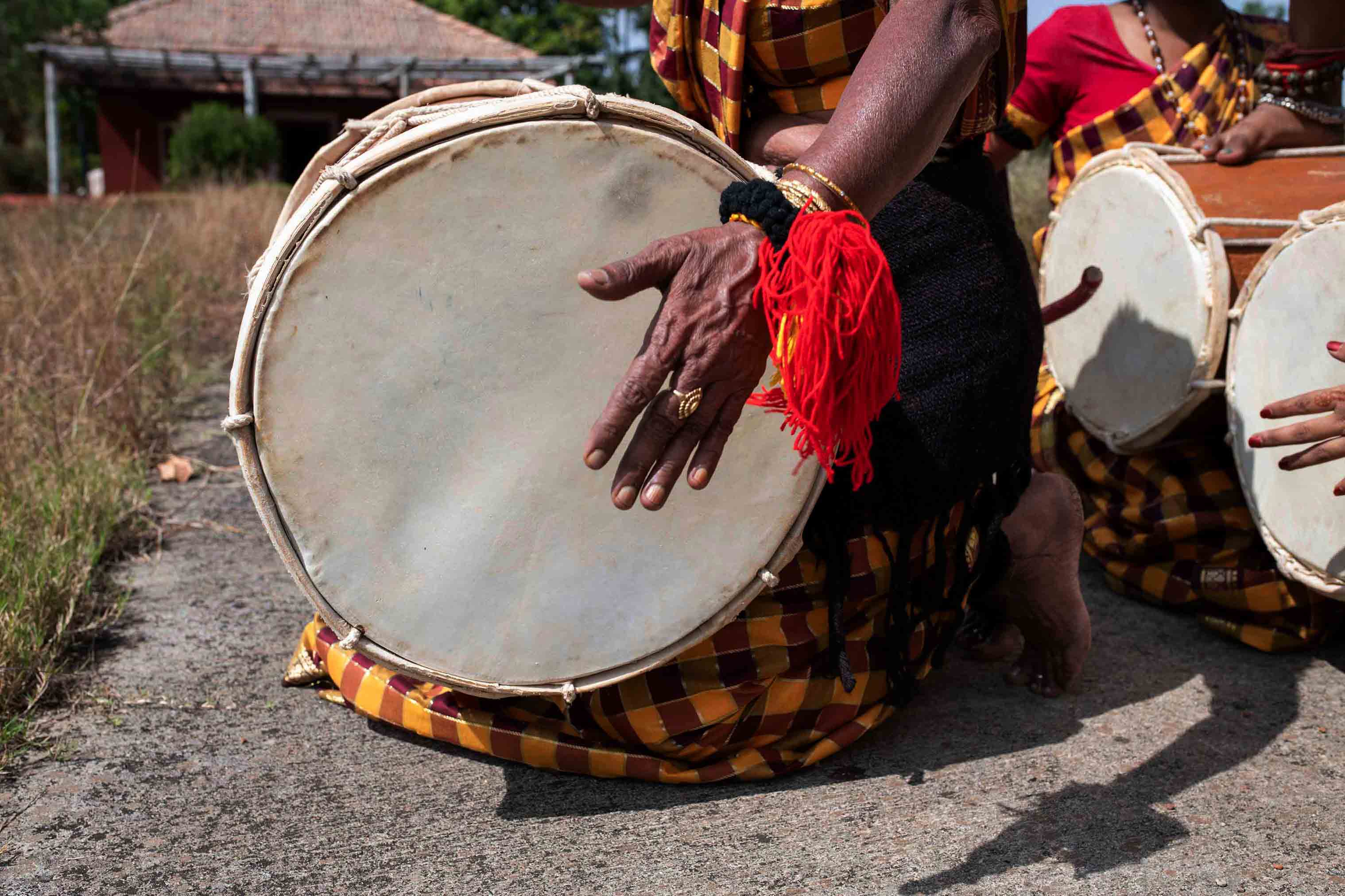 Sri Choodamani Ramachandra: Pioneer of Mahila Dollu Kunitha | Sahapedia