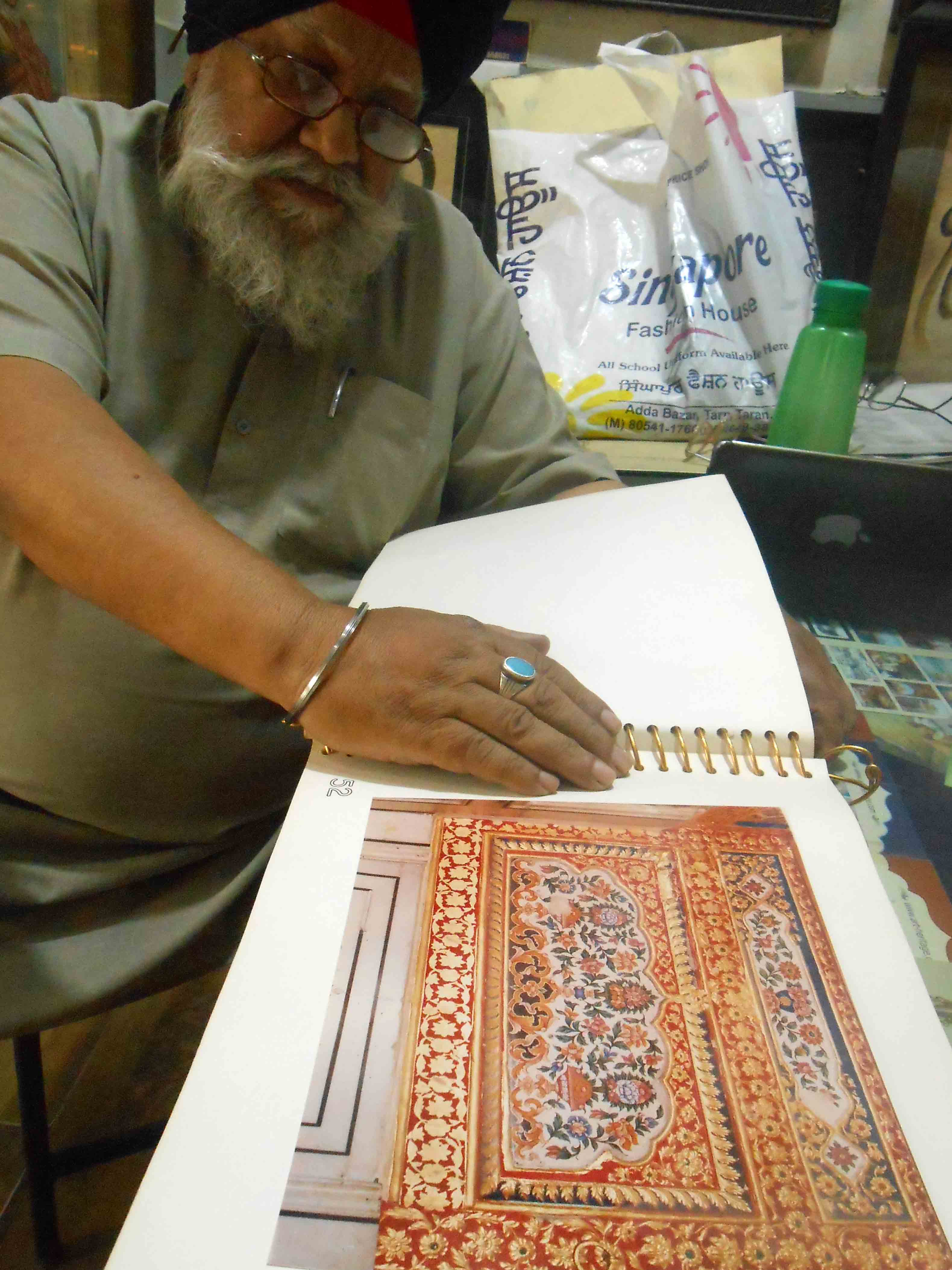 Bhai Gian Singh Naqqash's Mohrakashi Art | Sahapedia