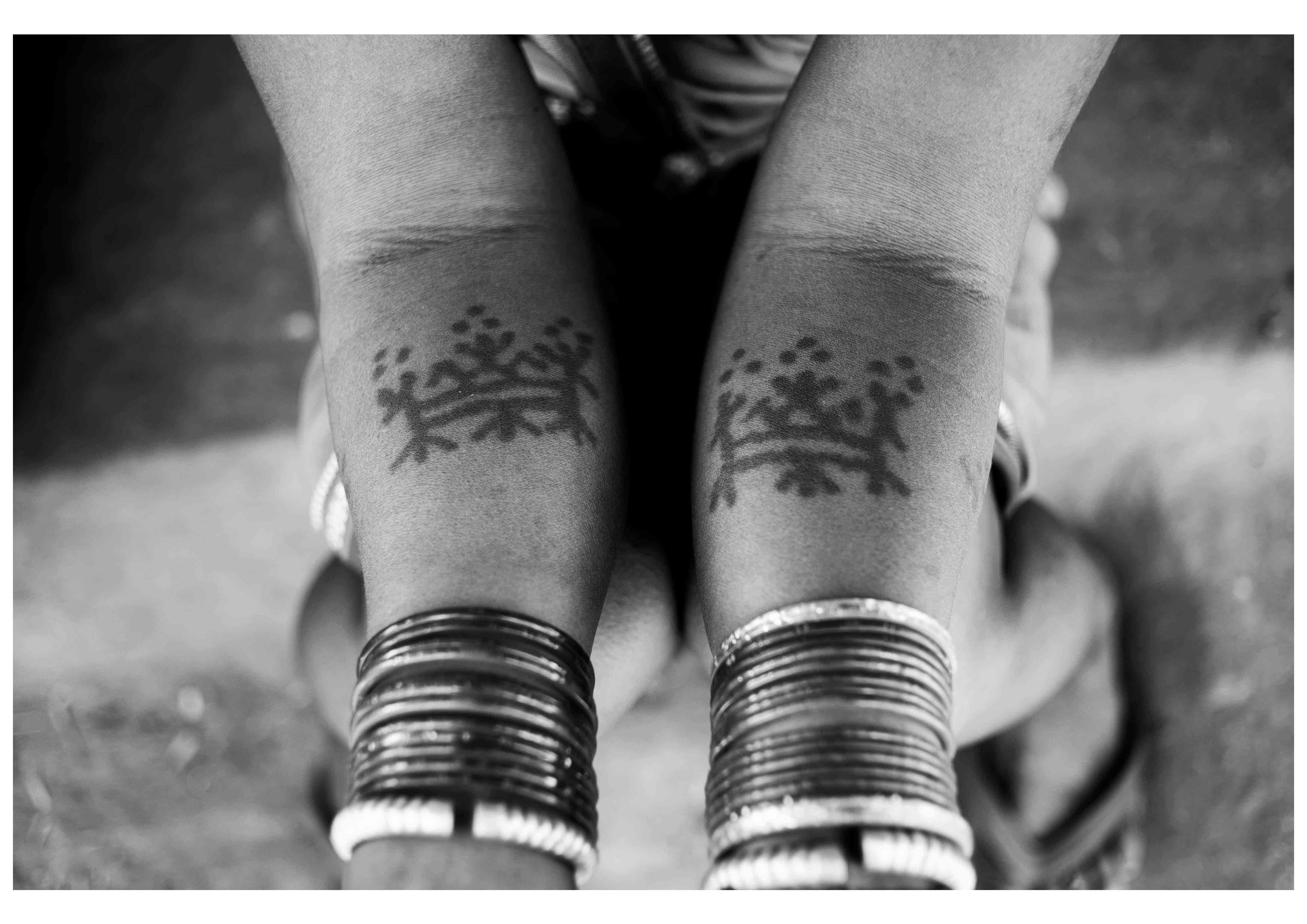 Traditions on Skin: Baiga Women and their Tattoos | Sahapedia
