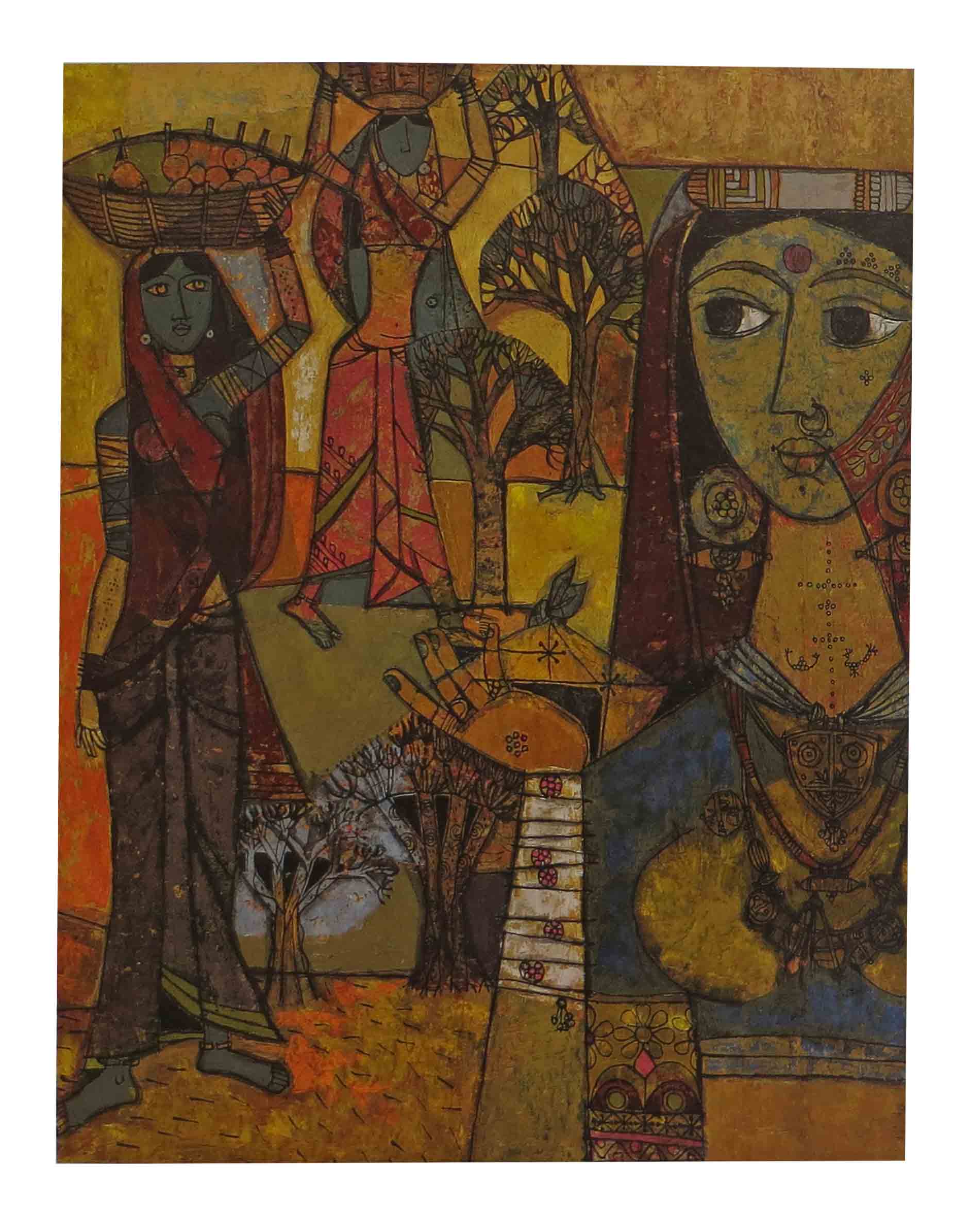 Paintings and Prints by Jyoti Bhatt | Sahapedia