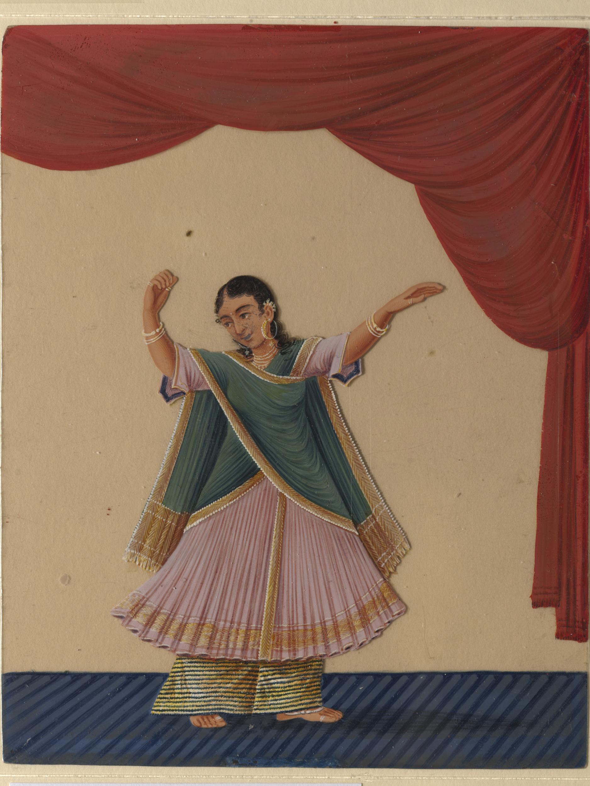 ‘Kathak’ Paintings from the 19th and 20th Century | Sahapedia
