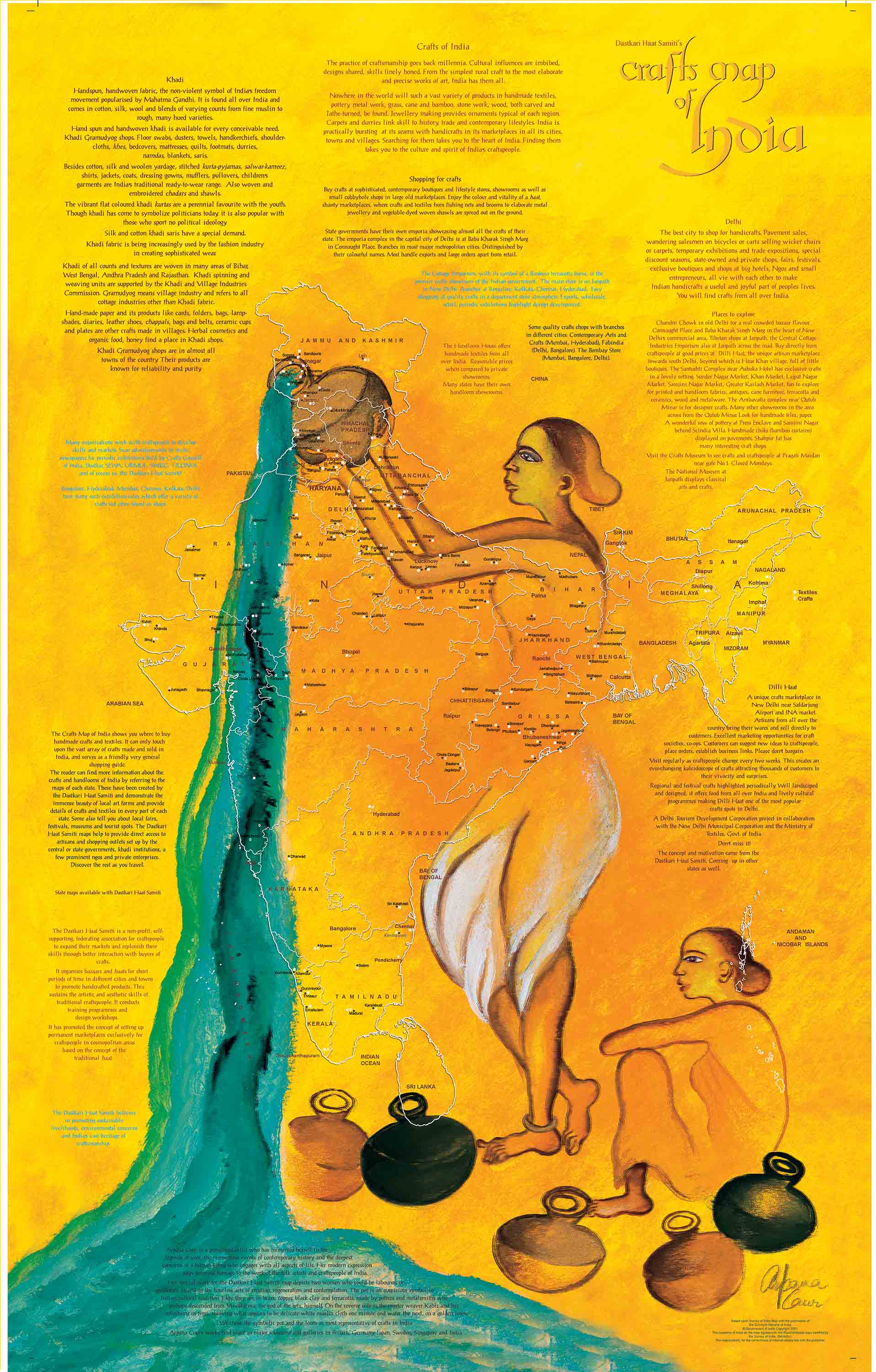 Crafts Map of India | Sahapedia