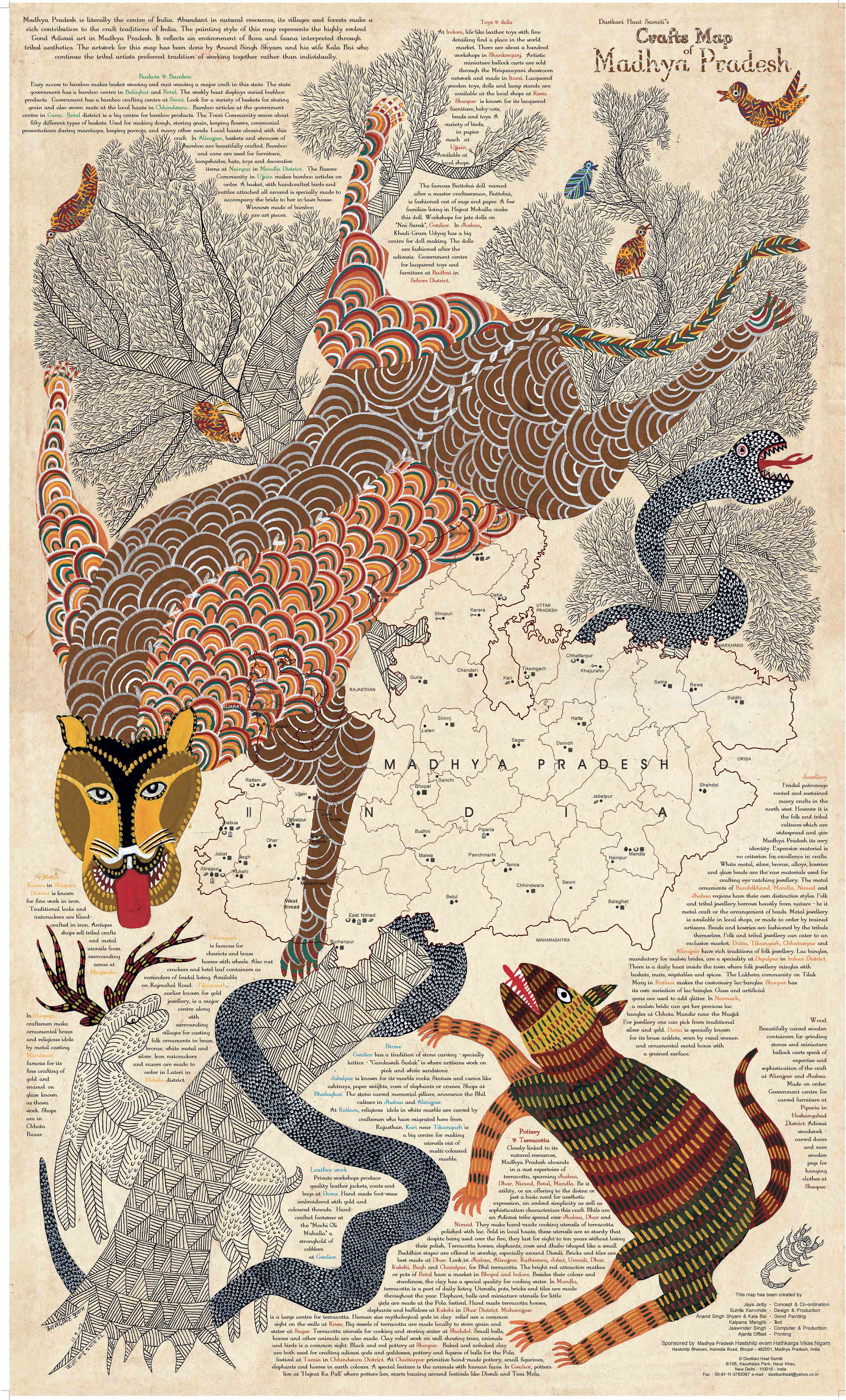 Crafts Map of India | Sahapedia