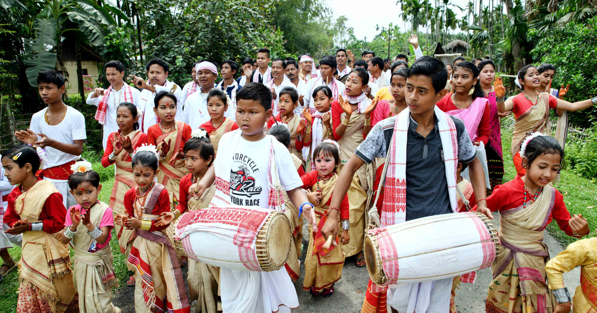 Ekasarana Dharma of the Ahoms: Rongali Bihu of Sibsagar | Sahapedia