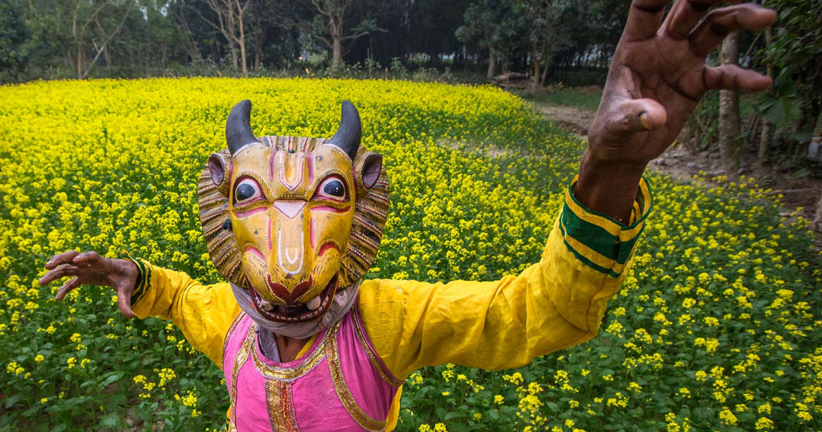 Gomira: Mask Dance of North Bengal | Sahapedia
