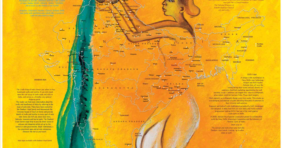 Crafts Map of India | Sahapedia