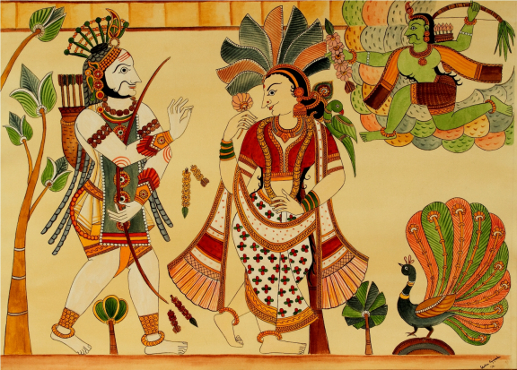 Mahabharata in Chitrakathi | Sahapedia