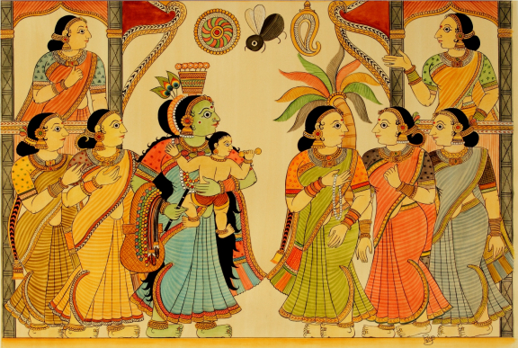 Mahabharata in Chitrakathi | Sahapedia