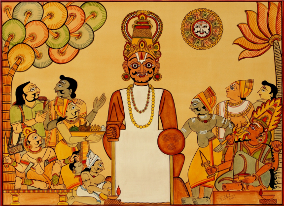 Mahabharata in Chitrakathi | Sahapedia