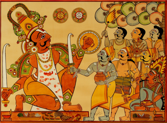 Mahabharata in Chitrakathi | Sahapedia