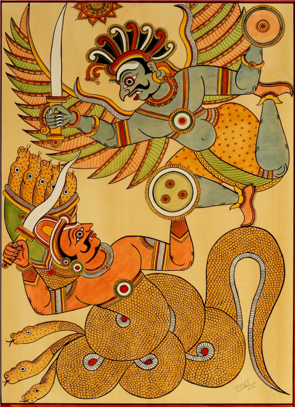 Mahabharata in Chitrakathi | Sahapedia