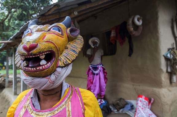 Gomira: Mask Dance of North Bengal | Sahapedia