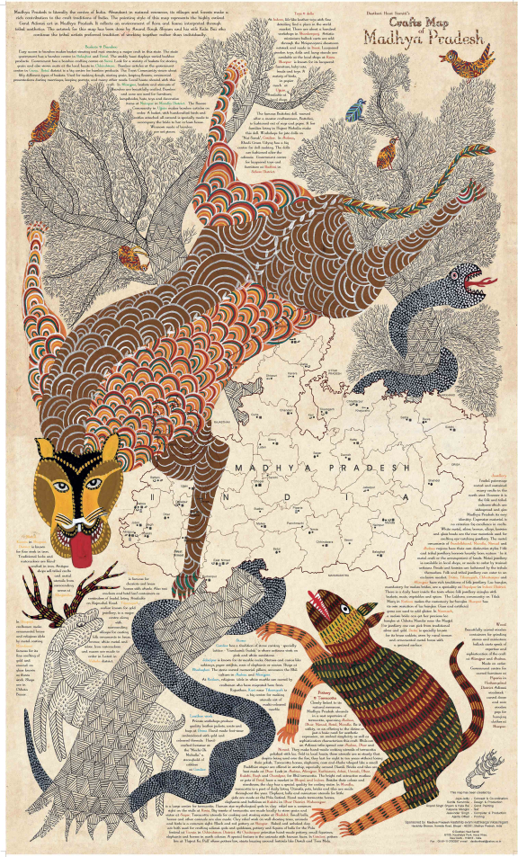 Crafts Map of India | Sahapedia